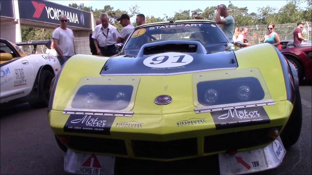 1975 Corvette C3 racing at Zolder - YouTube