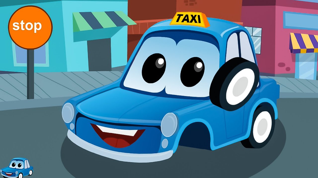 Taxi Song & Vehicle Cartoon Video for Preschool Children - YouTube