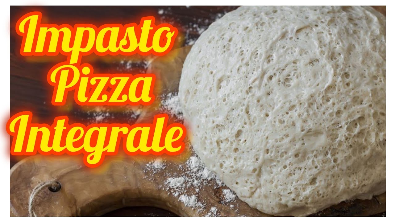 IMPASTO PIZZA INTEGRALE🍕#pizza #pizzanapoletana #food #perte #impasto # ...