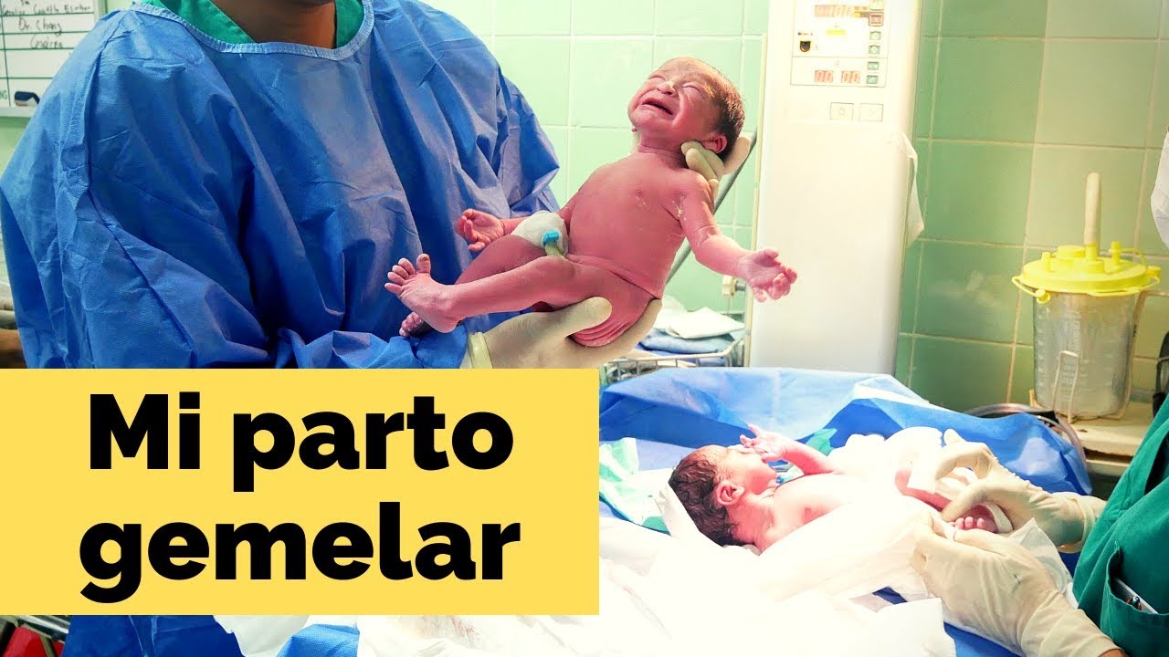 MI PARTO GEMELAR 💙💙 l Te presento a mis bebés 😊 - YouTube