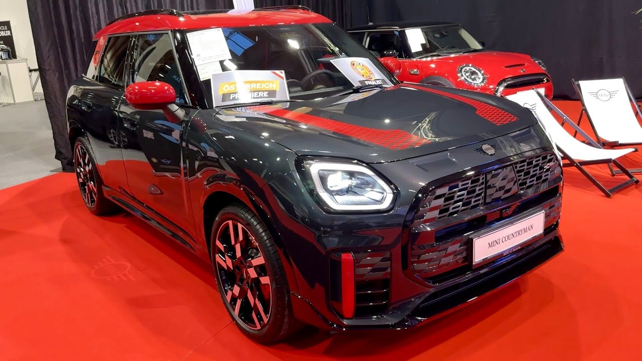 New MINI COUNTRYMAN JCW 2024 - FULL REVIEW (exterior, interior ...