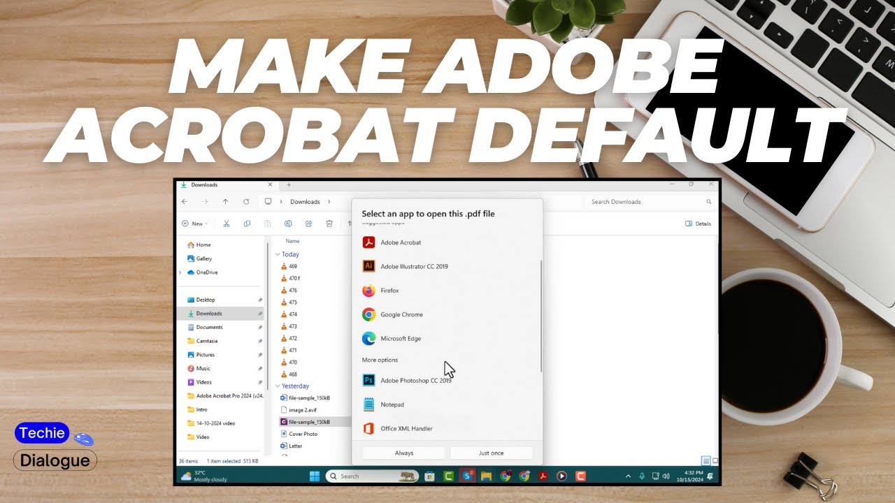 How to Make Adobe Acrobat Default - YouTube
