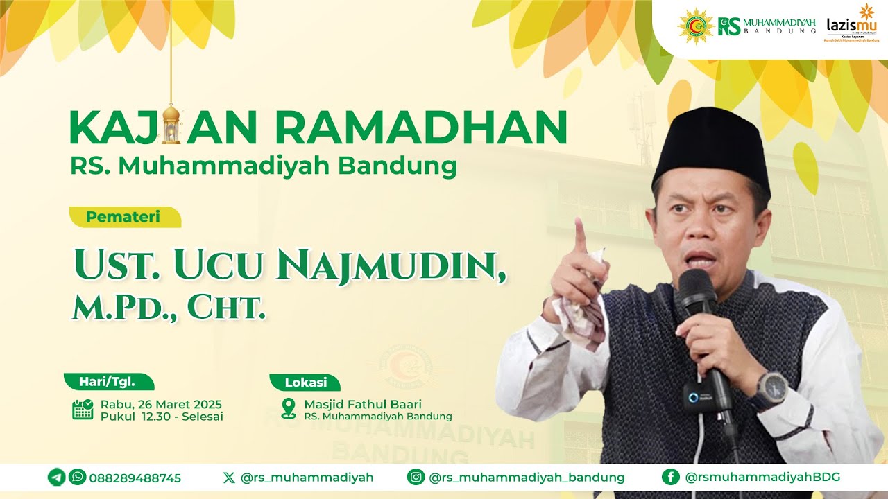 [LIVE] KAJIAN RAMADHAN 1446 H | RSMB - YouTube