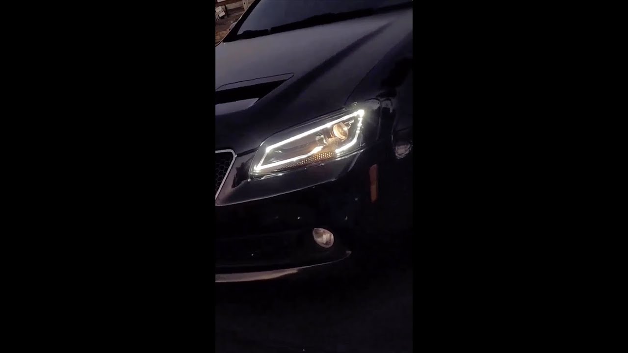Pontiac G8 with DRL LED Headlights w/Sequential Blinker - YouTube