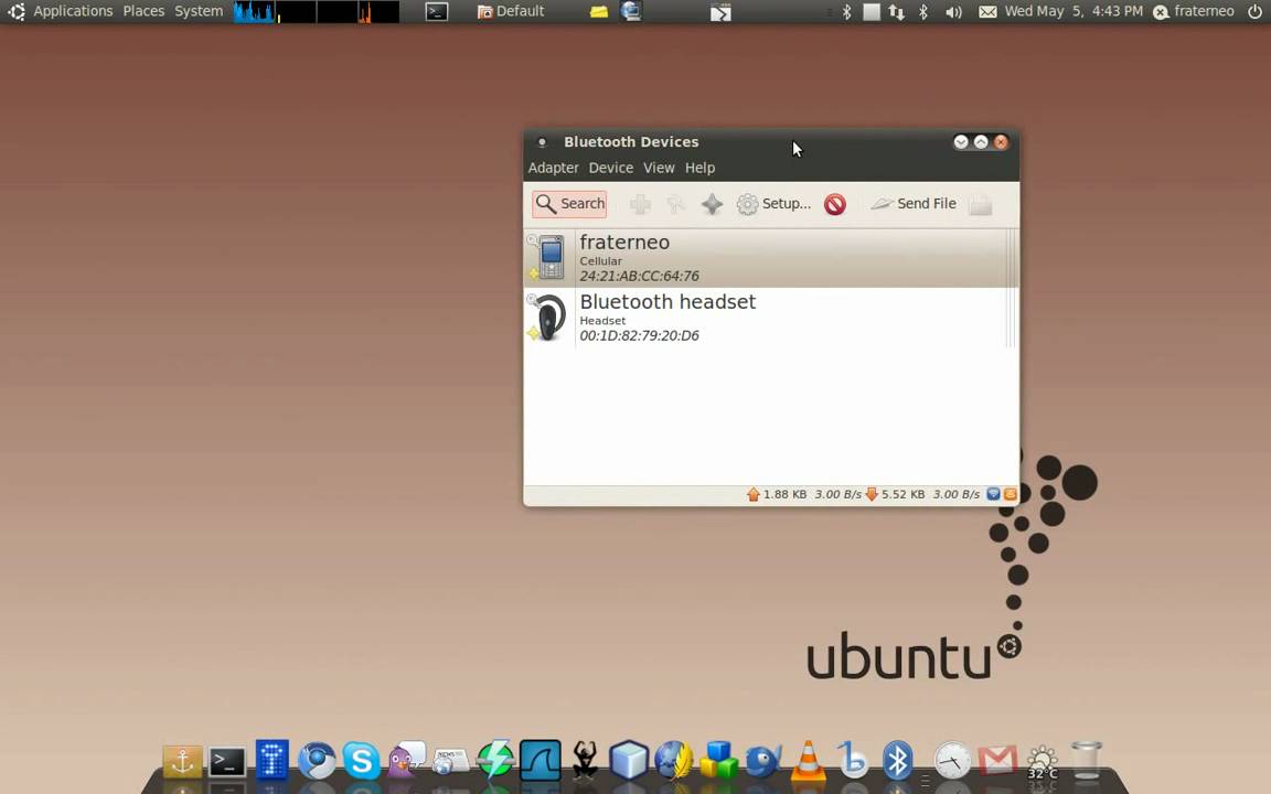 Installing Blueman on Ubuntu Lucid Lynx - YouTube
