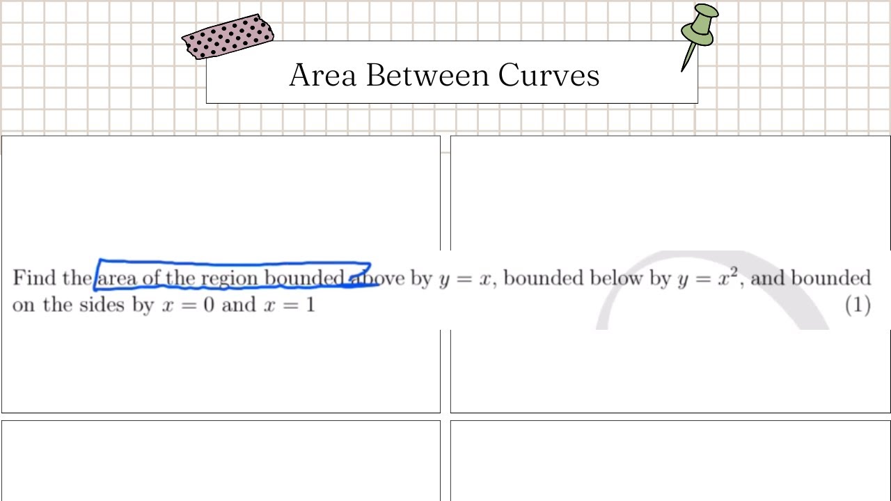 Using Integration to Find Area of Bounded Region | Calculus - YouTube