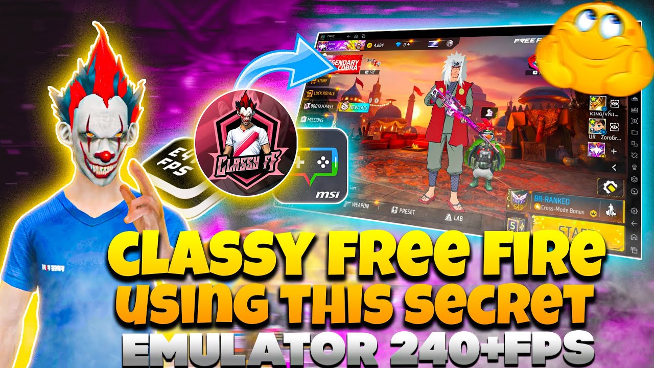 @classyfreefire Using This Secret Emulator for 400+ FPS 🔥 Best Free Fire OB48 Emulator for 240 ...
