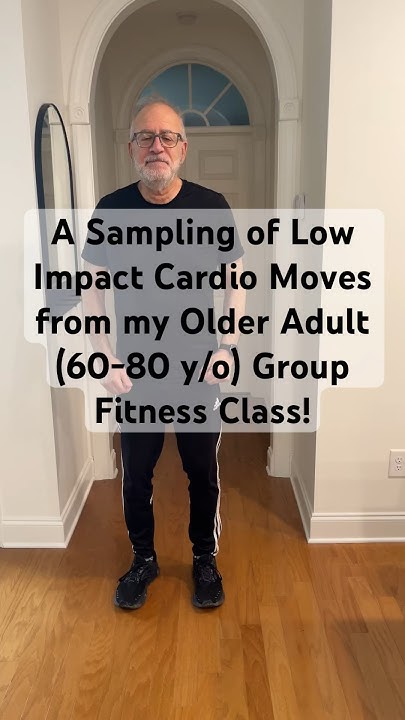 Low impact cardio moves designed to improve balance & reduce the risk of falling! #seniorfitness ...