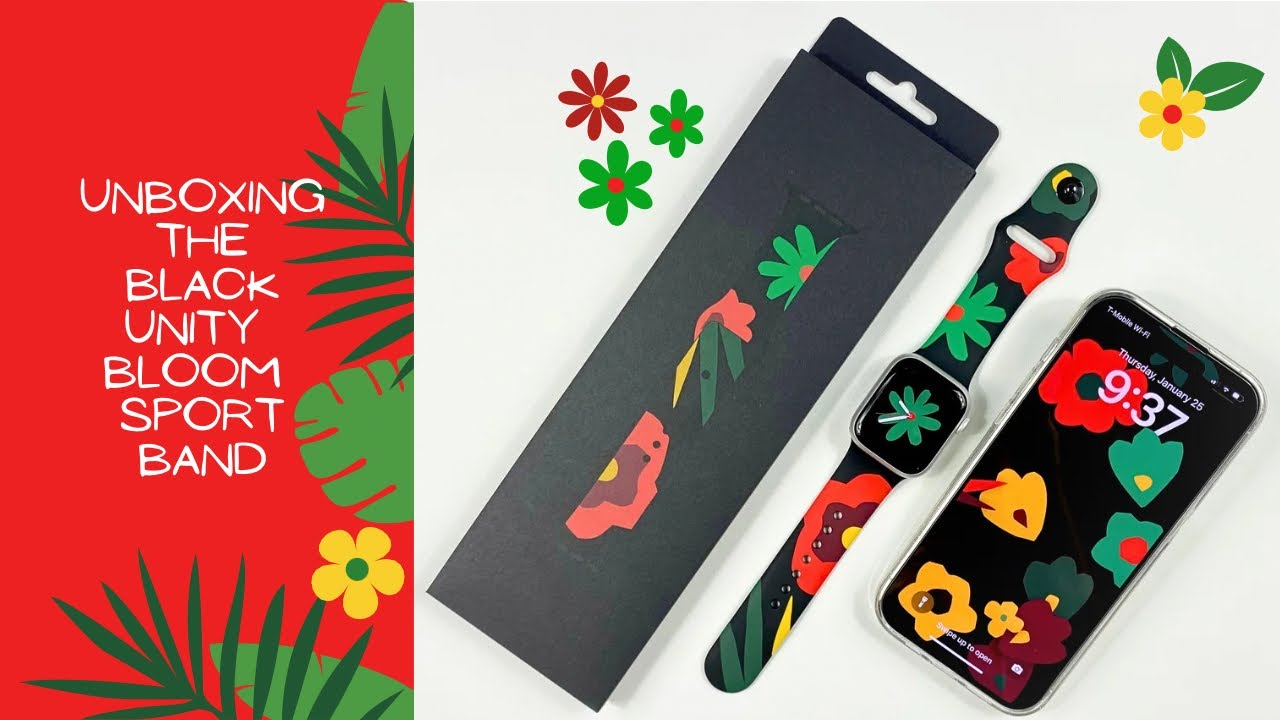 Unboxing Black Unity Bloom Sport Band 2024 🌼 - YouTube