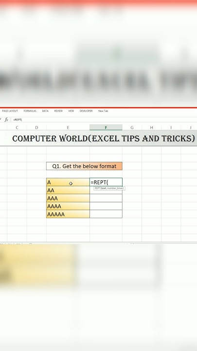 Excel Exceltips Knowledge Shorts Exceltutorial Viral Excelinterview Youtube