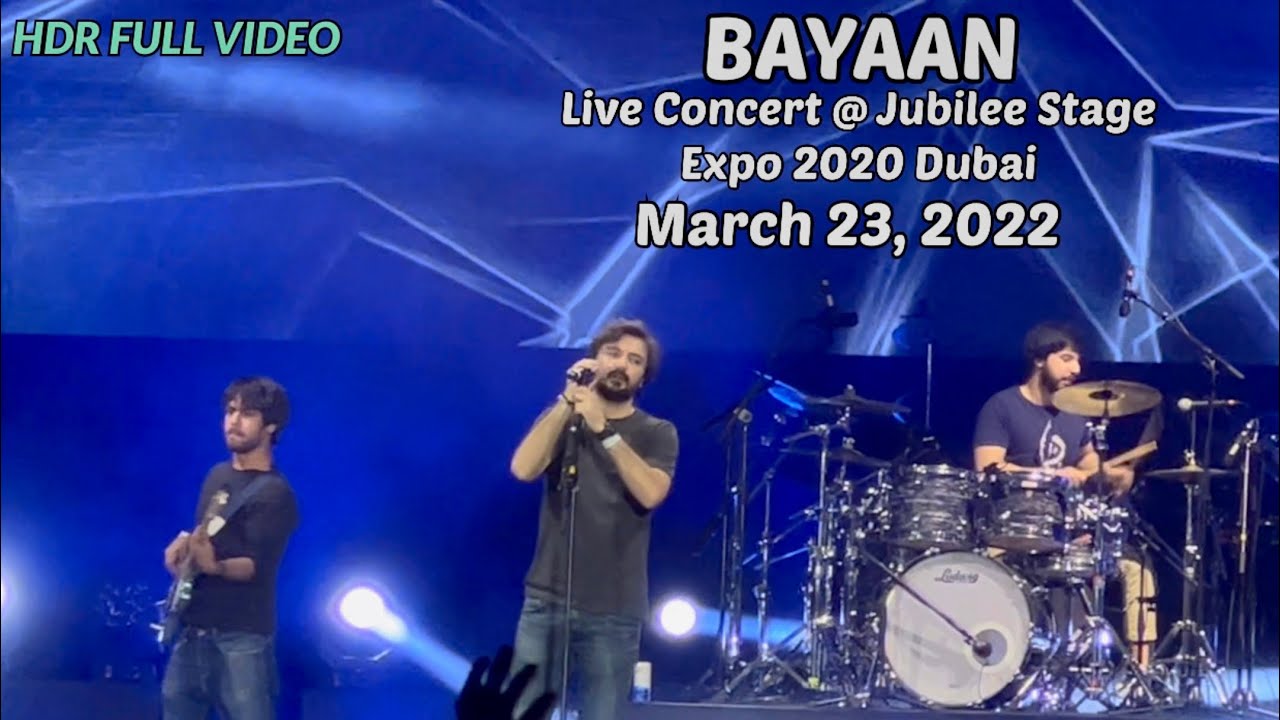 BAYAAN Pakistan Day Concert Live @ Jubilee Stage Expo 2020 Dubai ...
