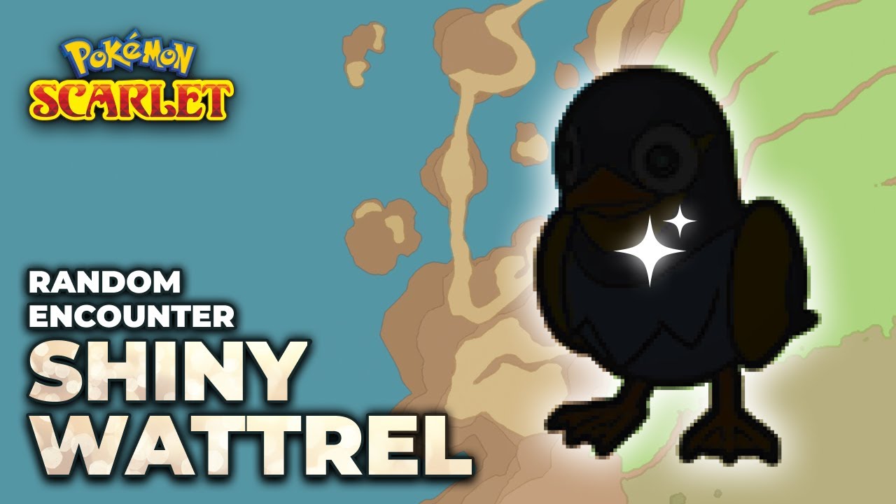 Shiny Wattrel (Random Encounter) in Pokemon Scarlet & Violet - YouTube