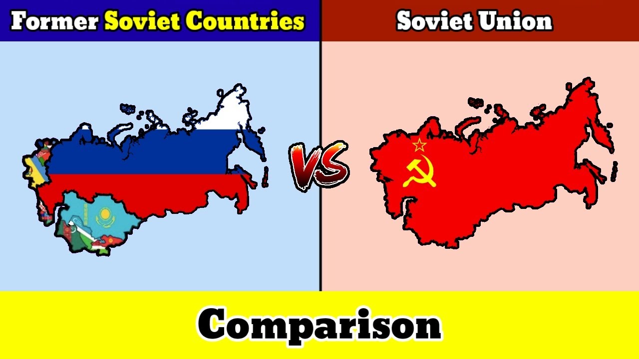 Let's Compare Former Soviet Countries VS Soviet Union | Country ...