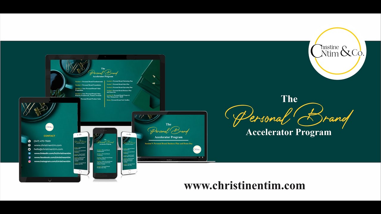 Personal Brand Accelerator Program - YouTube