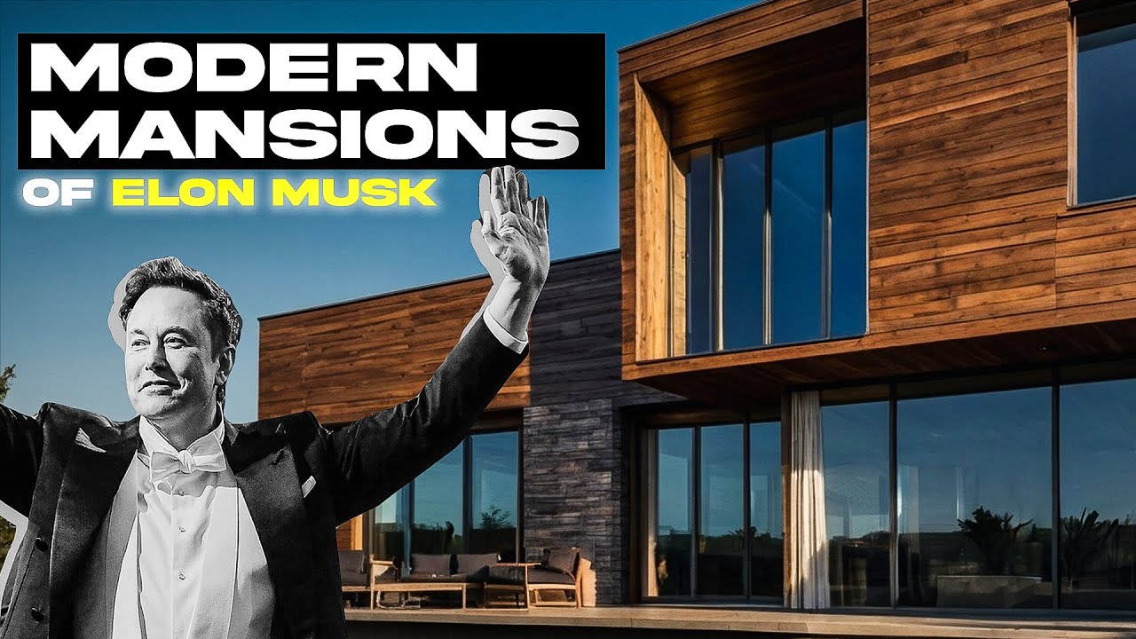 Inside Elon Musk's Insane Modern Mansions (Never Before Seen!) - YouTube