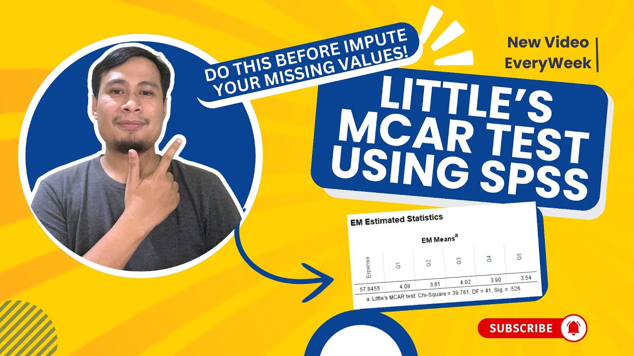 Little's MCAR Test using SPSS - YouTube