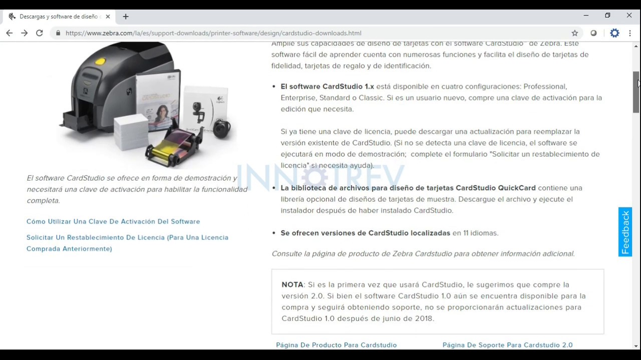 Instalación y activación de Zebra Card Studio 1.0 - YouTube