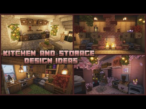 35+ Minecraft Kitchen and Storage Design Ideas | Interior Build Tips ...