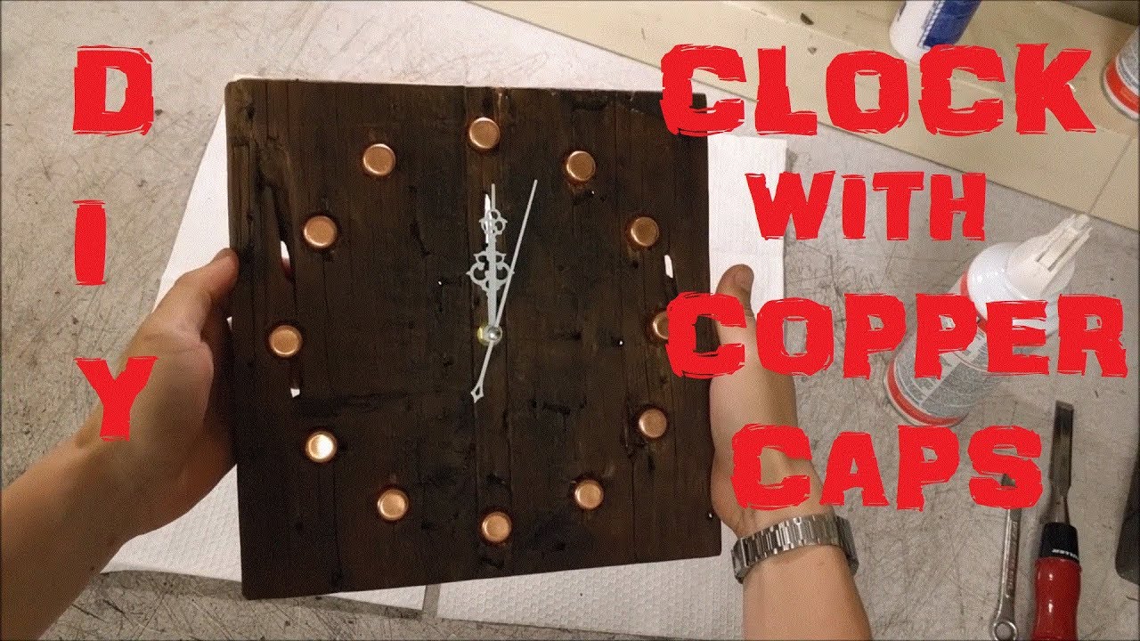 DIY RUSTIC WALL CLOCK MADE WITH BARN WOOD! PLEASE SUBSCRIBE - YouTube