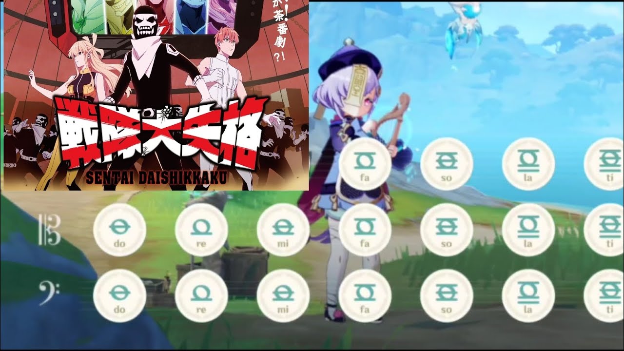 Go! Go! Loser Ranger! - Jikai Yokoku [ Genshin impact lyre ] - YouTube