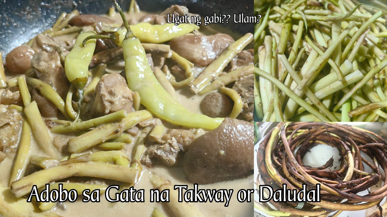 Adobo sa Gata na Takway or Daludal di ko inakala ang lasa #takway # ...