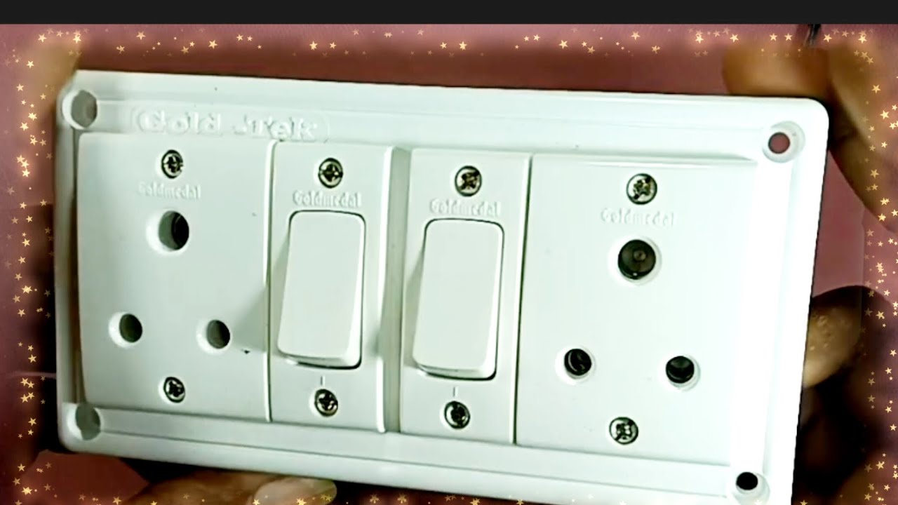 2 switch 2 3 pin socket wiring - YouTube