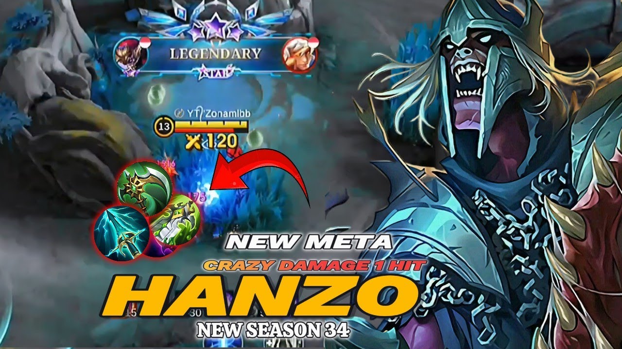 BUILD HANZO TERSAKIT 2024 - HANZO MOBILE LEGENDS - YouTube
