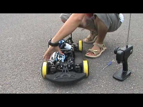 Nitro Rally Car Drifting with Tape Mod Tires RC Drift - YouTube