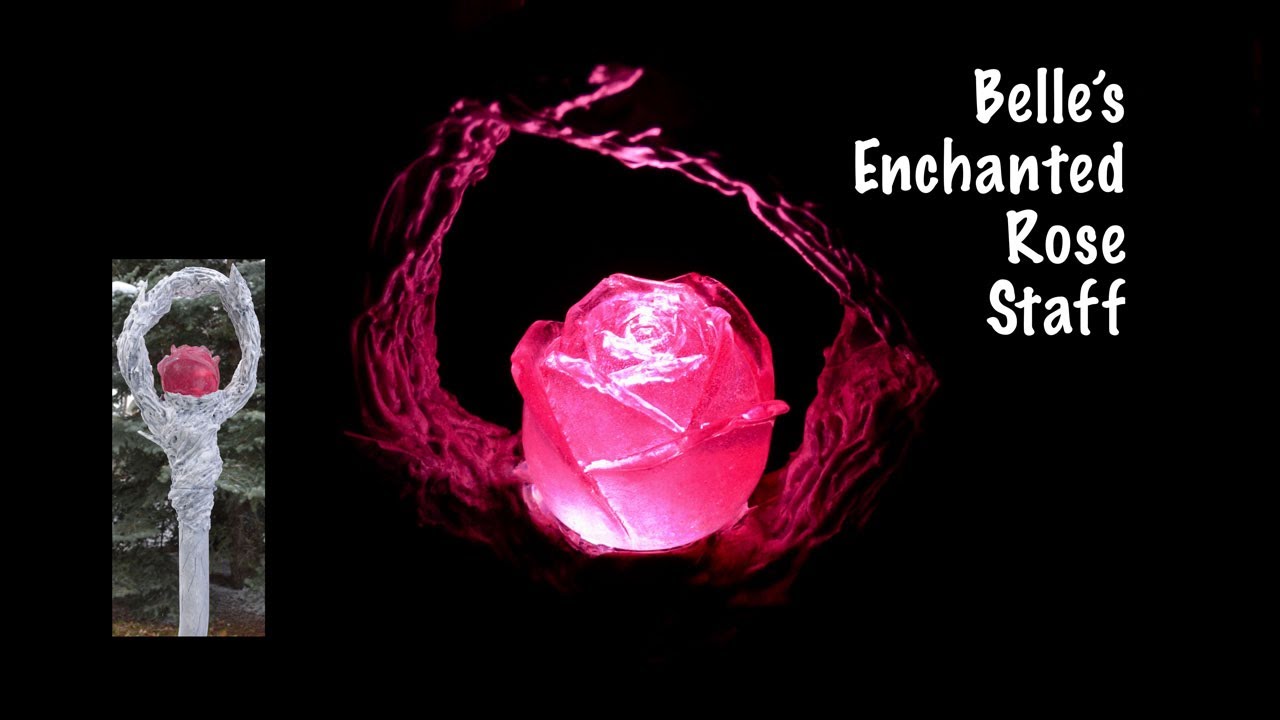 Light Up Cast Resin Rose Crystal Wizard Staff 04/21/23 - YouTube
