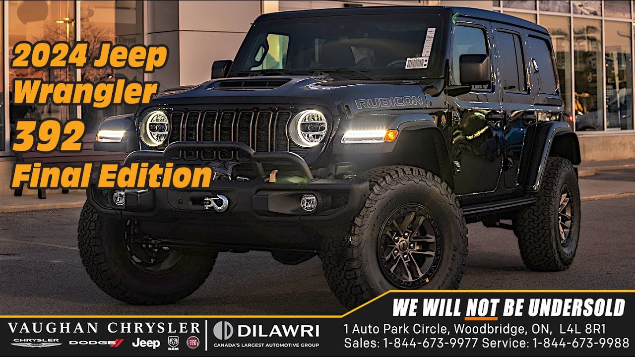 2024 Jeep WRANGLER 4-Door RUBICON 392 Final Edition - 6.4 V8 470 HP ...