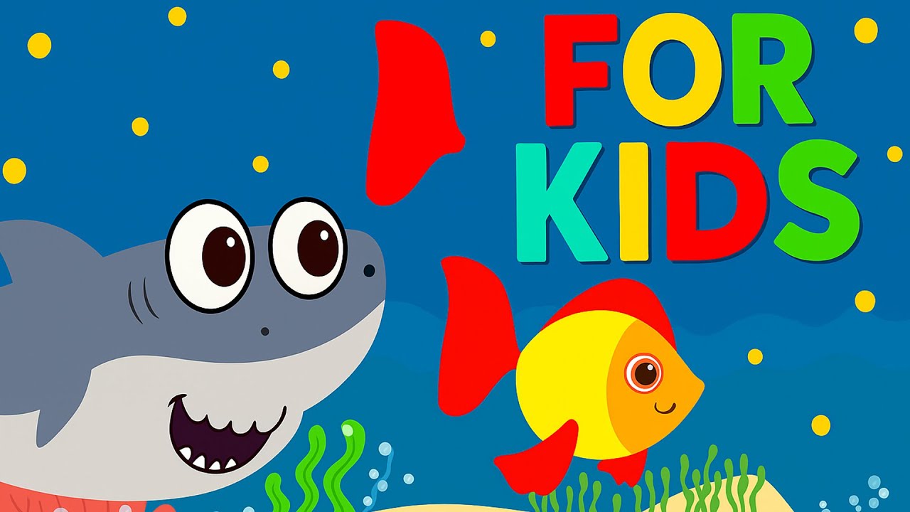 Swim Along with 10 Little Fishies | Kids Nursery Rhyme & Fishy Fun ...