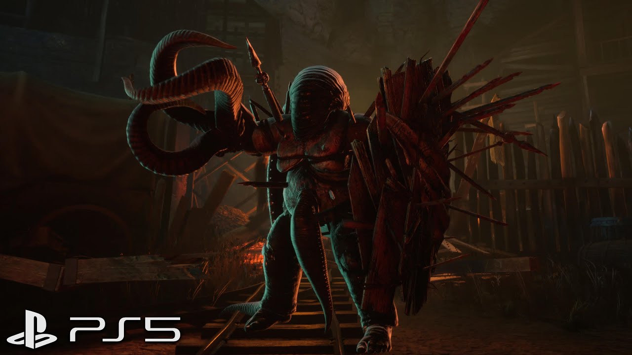 Evil West - Leecher Boss Fight | Hard Difficulty [60FPS] [PS5] - YouTube