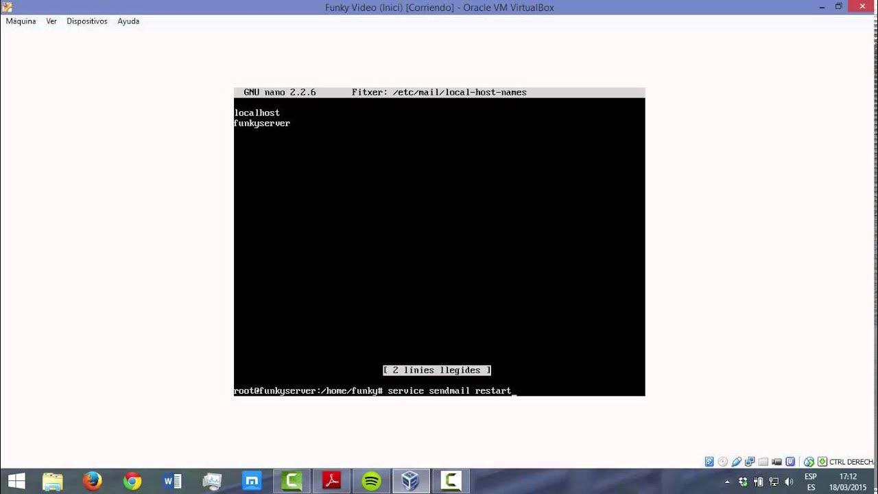 Correo interno Sendmail Ubuntu Server - YouTube