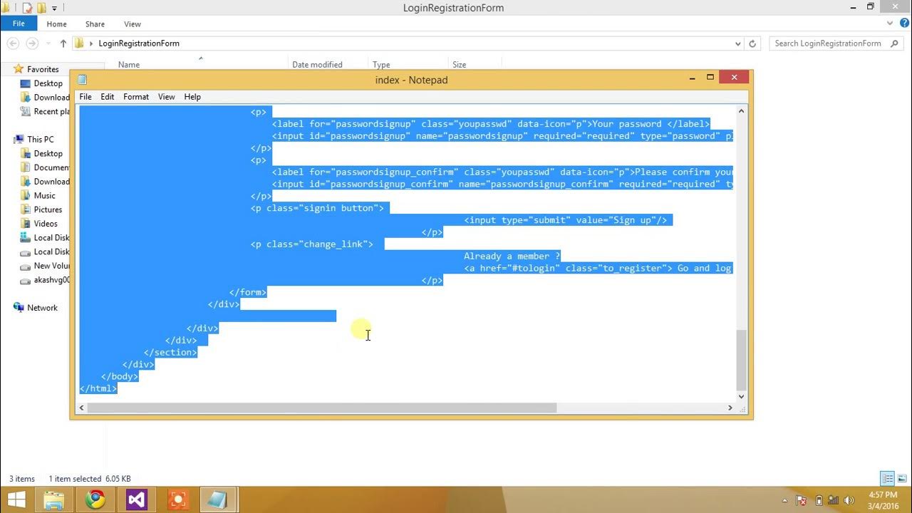 How to convert html page to asp page - YouTube