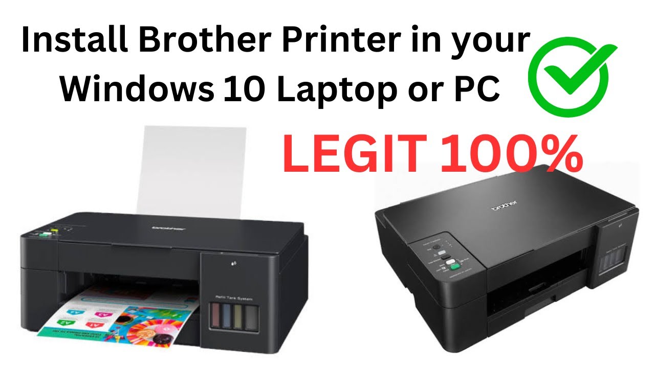 HOW TO INSTALL BROTHER PRINTER DCPT420W IN WINDOWS 10SO EASYSTEP BY ...