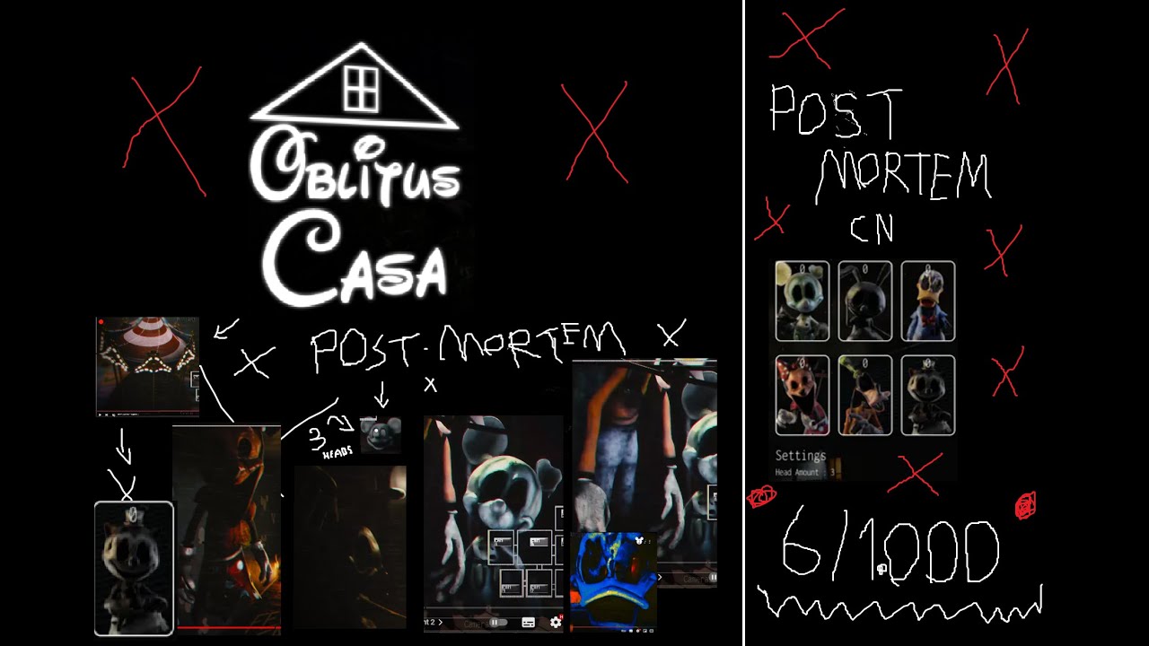 OBLITUS CASA - (POST MORTEM MINIGAME) AND 6/1.000 - YouTube