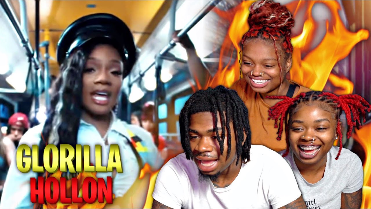 HOLLON GLO!! GloRilla - Hollon (Official Music Video) | REACTION - YouTube