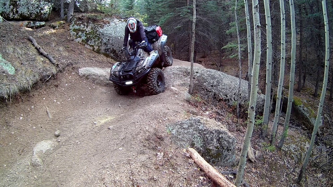 Short ATV Ride thru the rocks other direction - YouTube