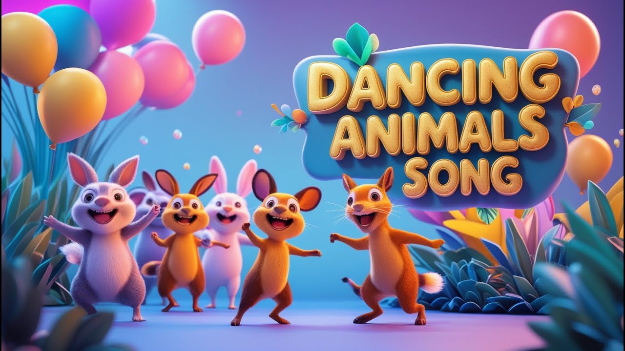 Dancing Animals Song 🐒🦁🕺 | Fun Dance Party for Kids! - YouTube