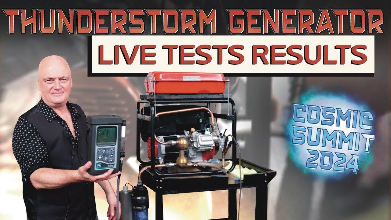 Thunderstorm Generator Live Demo and Trials @ Cosmic Summit 2024 | Much more to come - YouTube