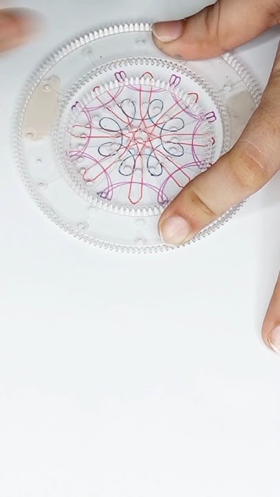 "Spirograph Tutorial for Beginners: Create Stunning Designs Easily!" #asmr #spirograph #art # ...