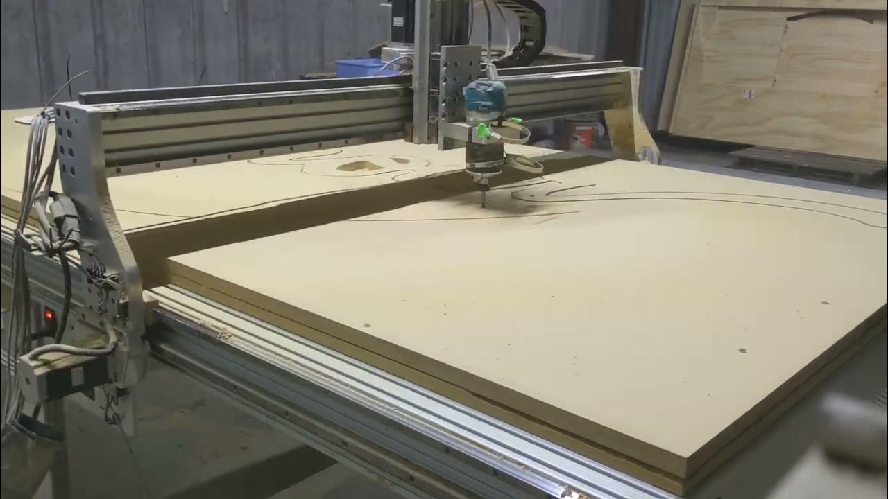 2D CNC Milling on CNC4Newbies Time-lapse - YouTube