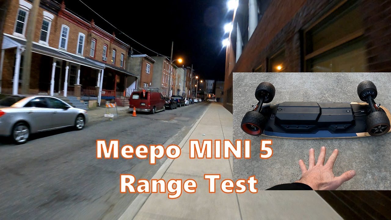 MEEPO MINI 5 ER Max Range Test on Donut Wheels - NNKH - YouTube