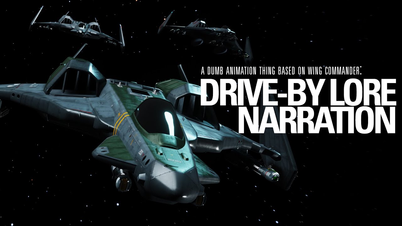 Drive-by Lore Narration (A Wing Commander Animation) - YouTube