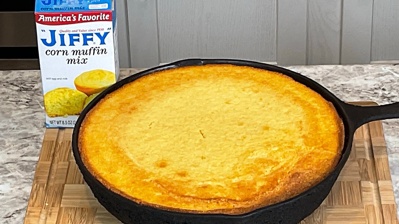 Easy & Delicious Hybrid Jiffy Cornbread Recipe - YouTube