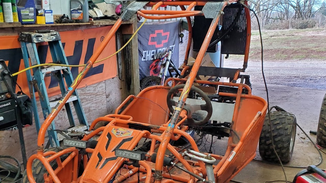 welding and cutting on the raptor kart - YouTube