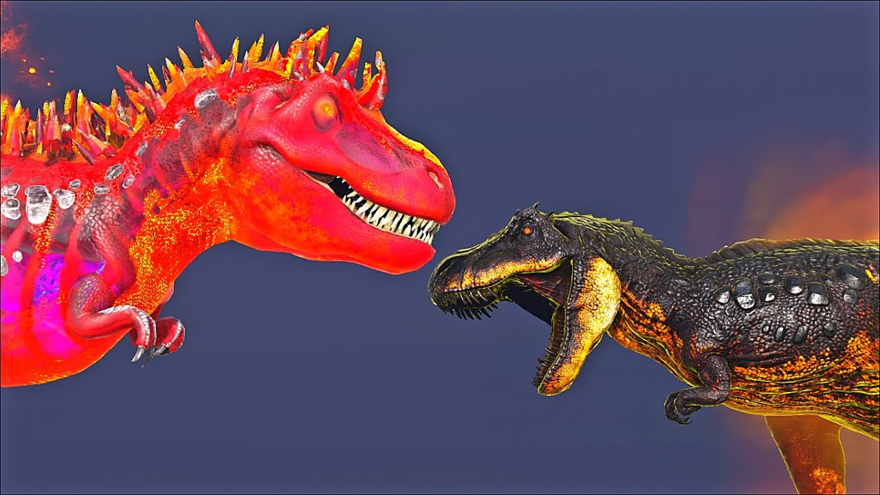 THE WORLD BOSS VS ORIGIN REX, CHAOS REX AND MORE! (ARK SURVIVAL EVOLVED ...