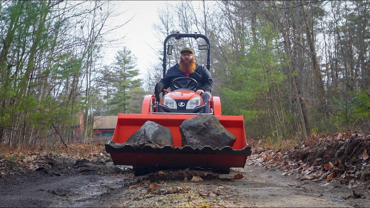 Farming Rocks With Our Kubota BX - YouTube