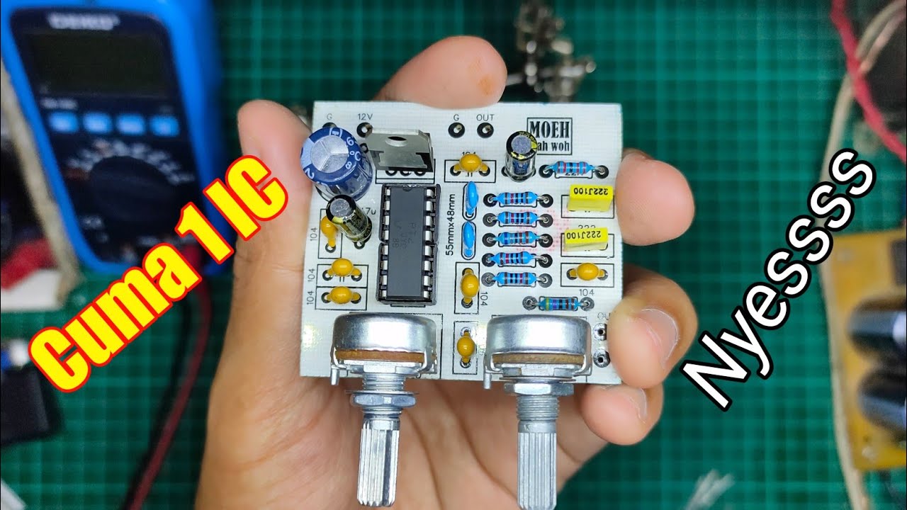 Membuat Echo 1 IC Suara Nyess - YouTube