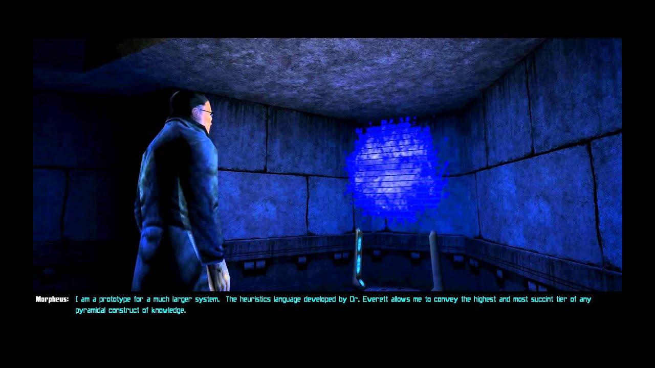 Deus Ex - JC Denton Meets a Prototype AI - YouTube